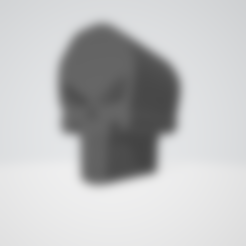 Download free OBJ file Punisher Skull Mag Release • 3D printing design ...