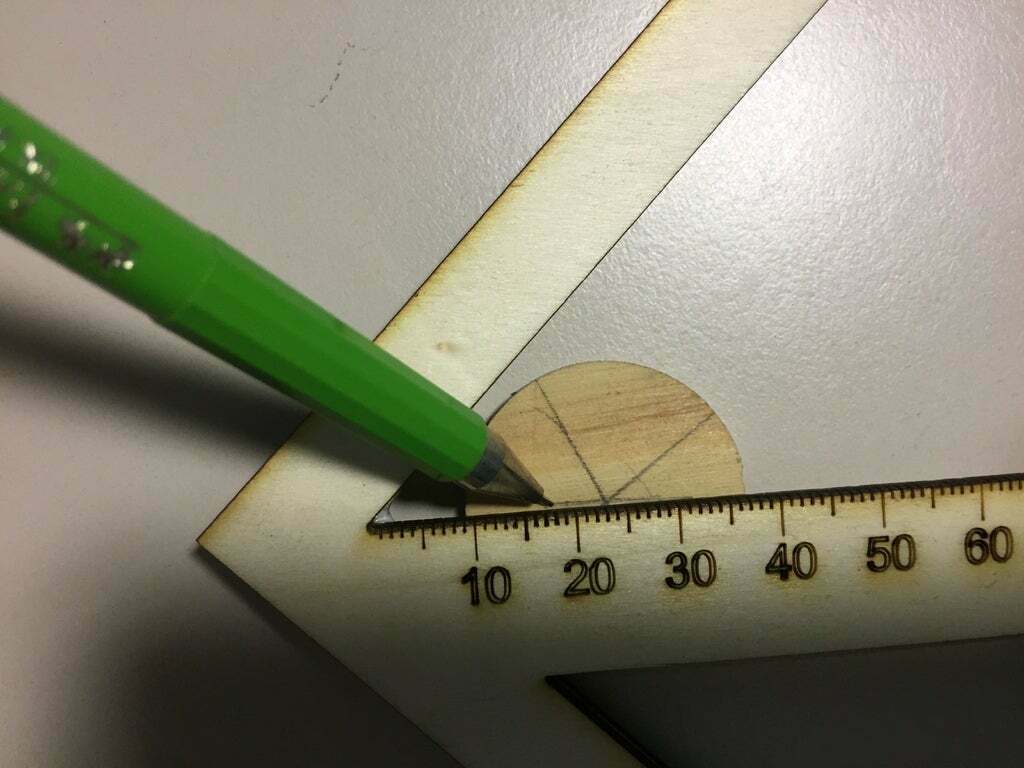Free DXF file Center-Finder with Ruler V2, 3mm Plywood・3D printable ...