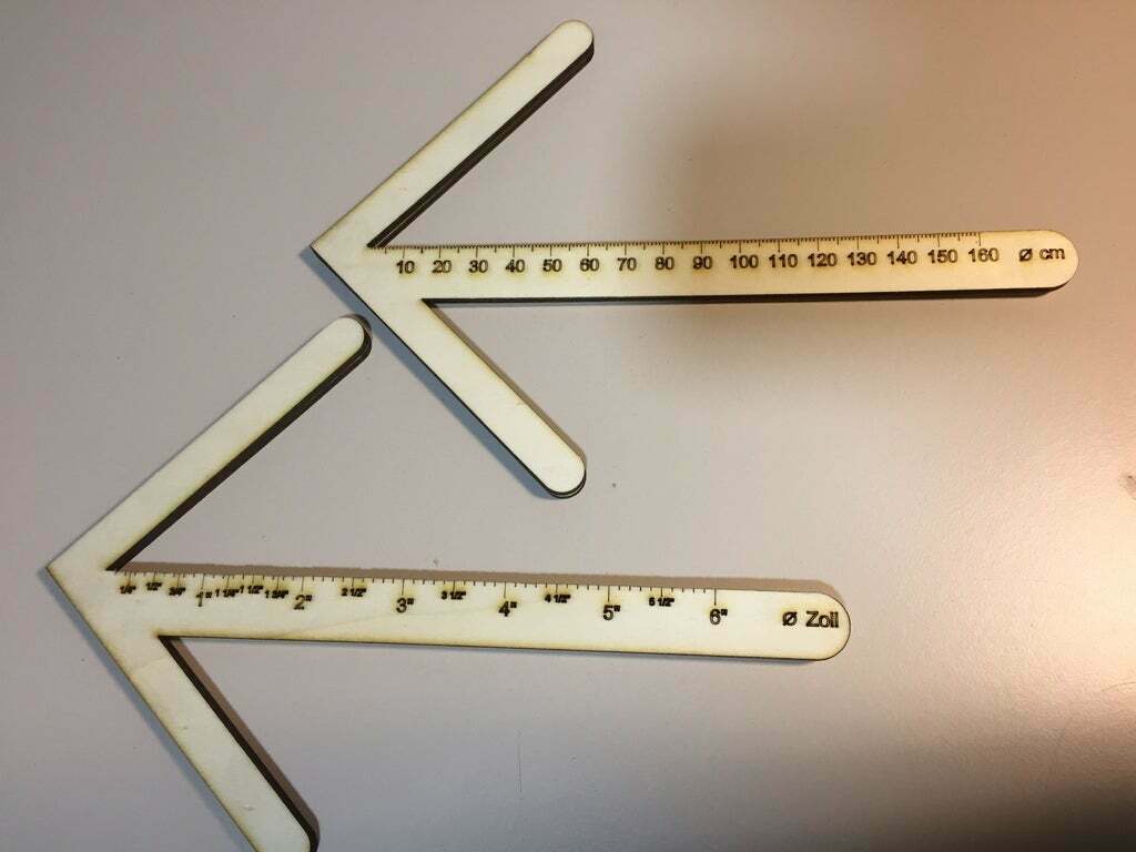 Free DXF file Center-Finder with Ruler V2, 3mm Plywood・3D printable ...