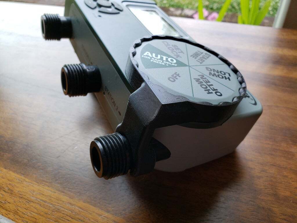 Free STL file Orbit sprinkler timer wheel lock・3D printing idea to ...