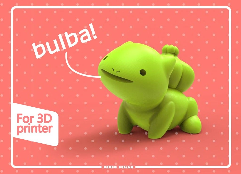 Бесплатный STL файл Bulbasaur Seudo・3D-печатная модель для скачивания・Cults