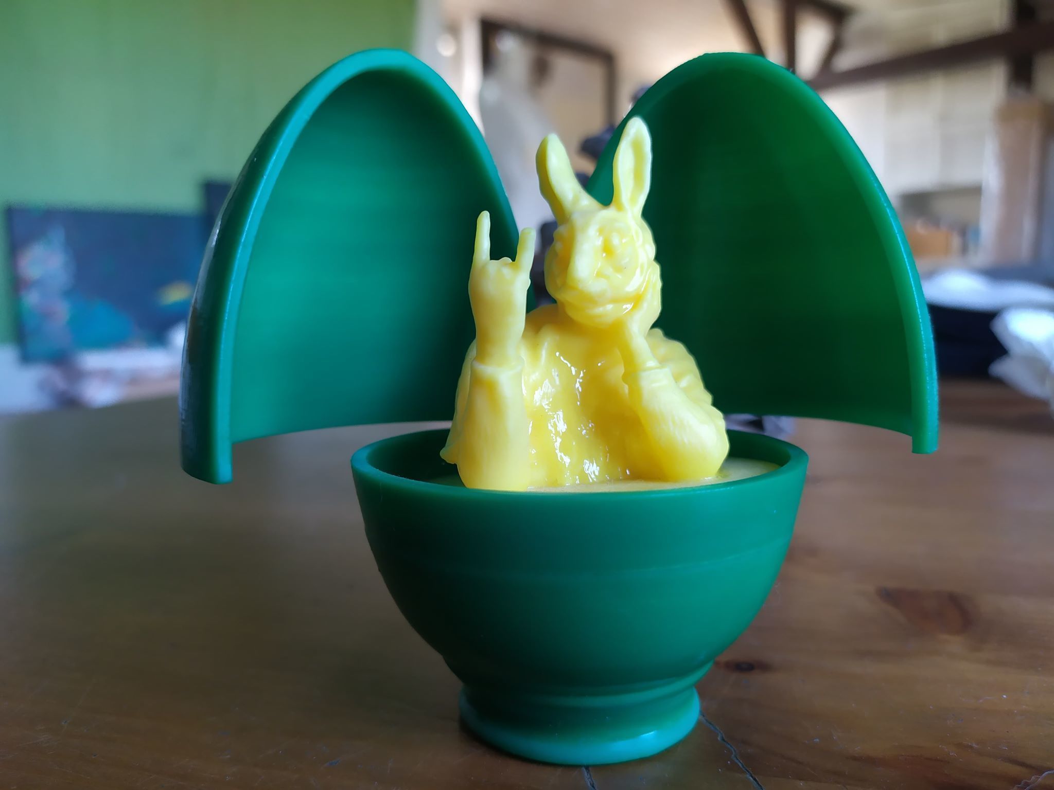 STL file Easter rabbit egg 🐇・3D printer model to download・Cults