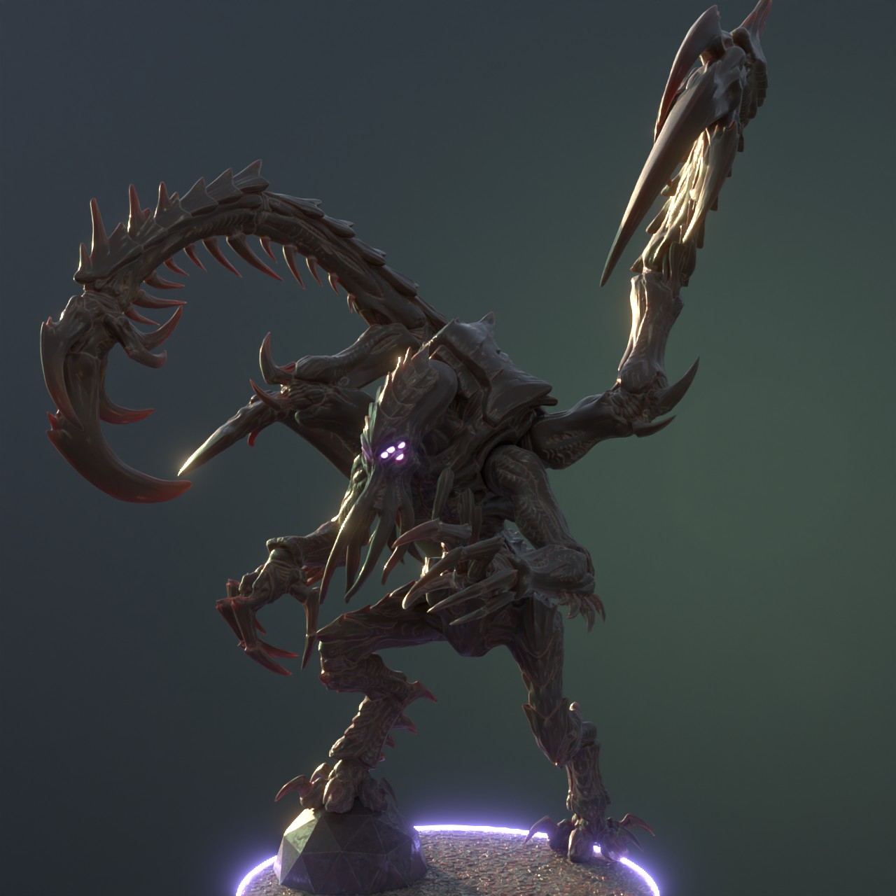 3D file Space Bugs of Death Dread Creeper 1.1 🛰・3D printing design to ...