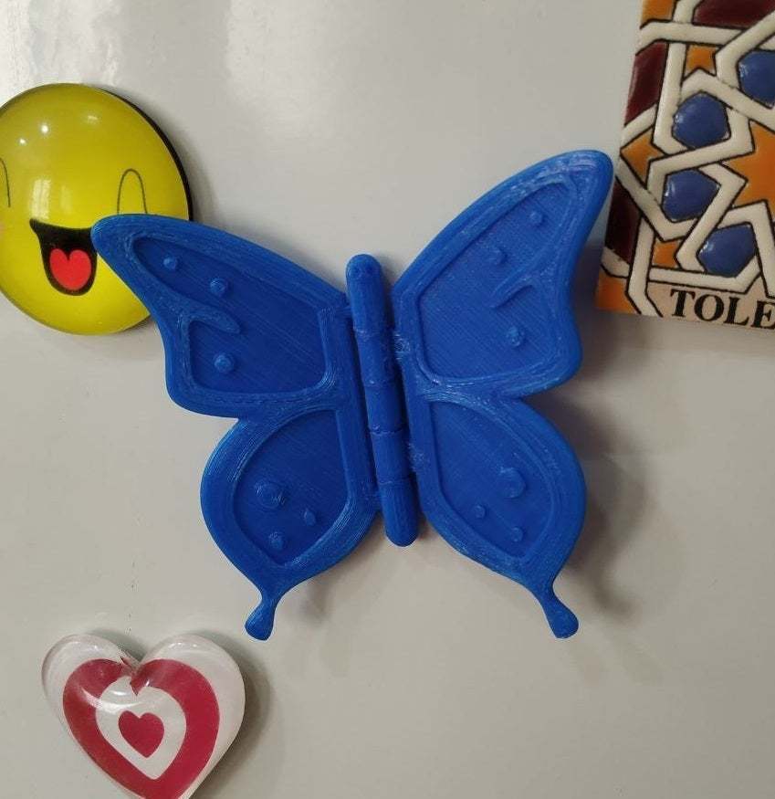 Fichier STL gratuit Papillon avec un aimant caché・Design à télécharger ...