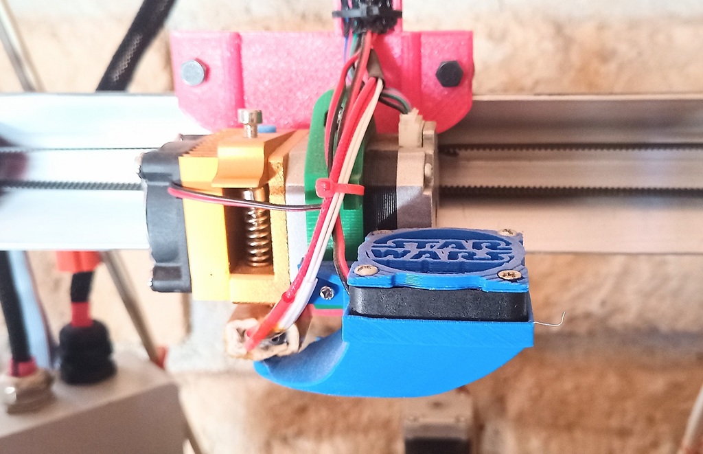 Free 3D file MK8 Extruder Part Cooling Fan Duct New 🆕・3D printer design to download・Cults
