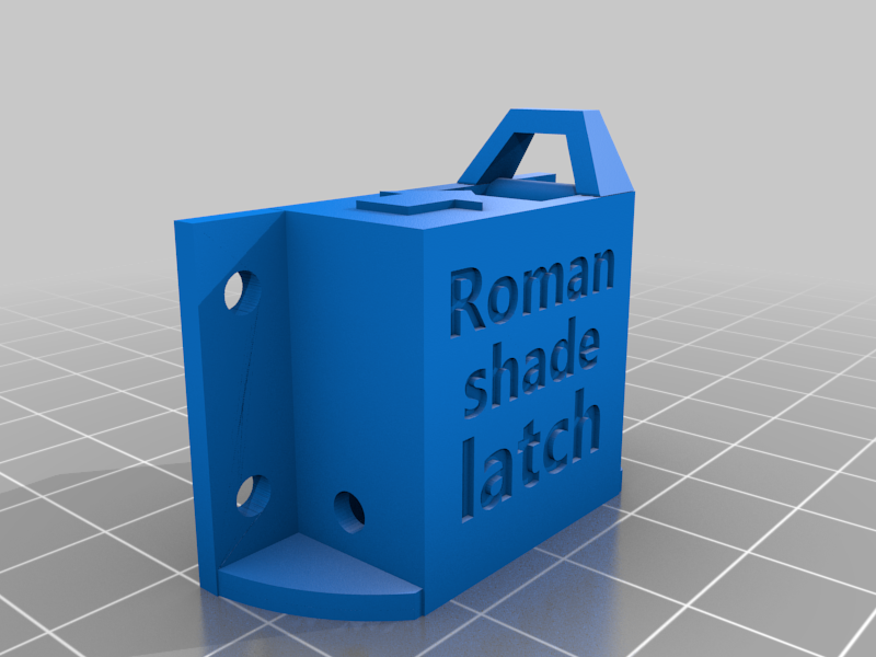 Download free STL file Roman shade latch • Template to 3D print ・ Cults