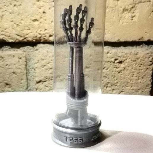 Download free STL file Terminator Arm with container • 3D printing ...