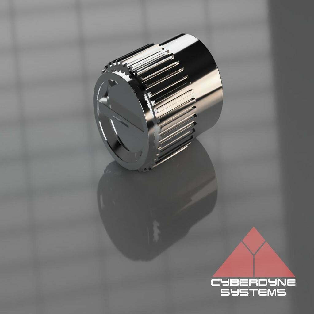 3D file Carlz Cyberdyne T-800 Chip Holder + Base・3D printable model to ...