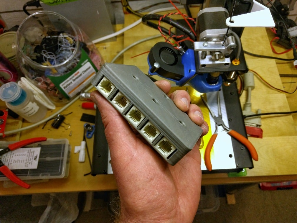 Free STL file 2-line DSL and phone splitter・Template to download and 3D ...