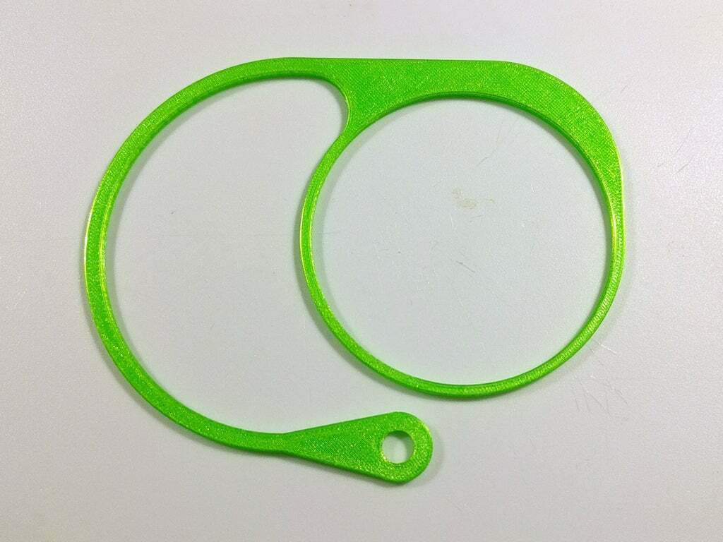 Бесплатный STL файл Subaru Gas Cap Lanyard / Tether (smaller print area ...