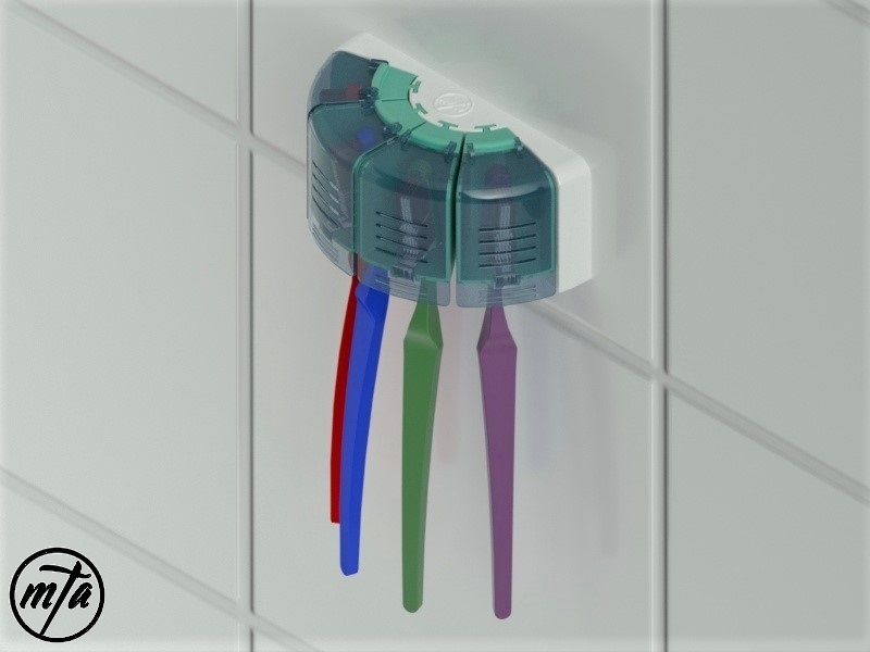 STL file Toothbrush Holder・Model to download and 3D print・Cults