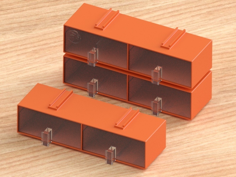 STL file Drawer Group (Modular) 📦・3D print object to download・Cults