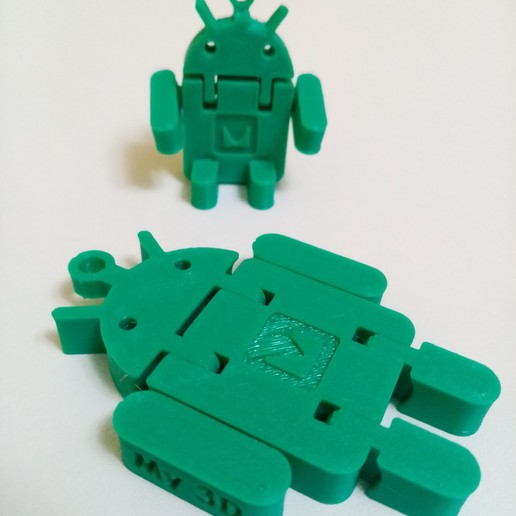 Download free STL file Android Keychain • Design to 3D print ・ Cults