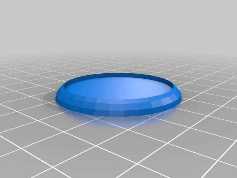 Free STL file 40mm Lipped Base for Wargaming・3D printer model to ...