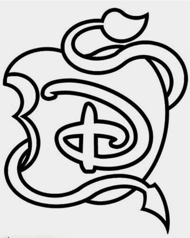 Descargar archivo STL Descendientes Logo • Objeto para imprimir en 3D ...