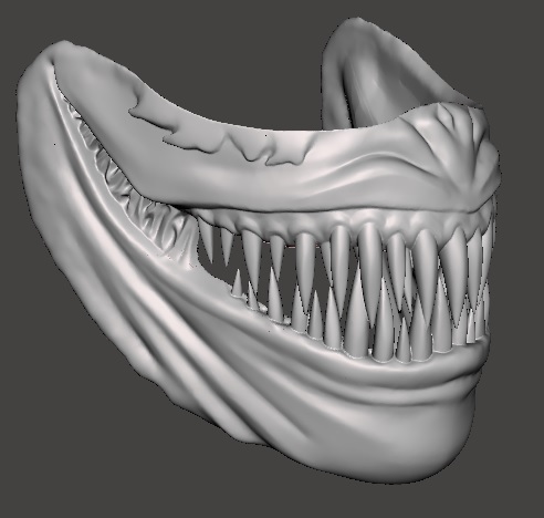 STL file VENOM MASK・Design to download and 3D print・Cults