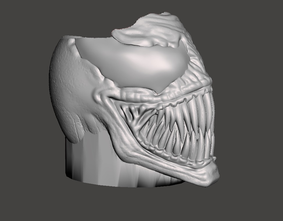 STL file VENOM MATTE・3D print model to download・Cults