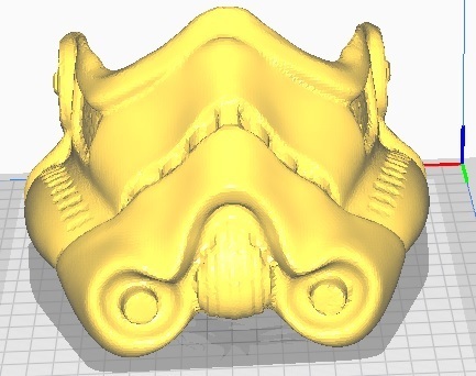 STL file STORMTROOPER HALF FACE MASK・3D printable model to download・Cults