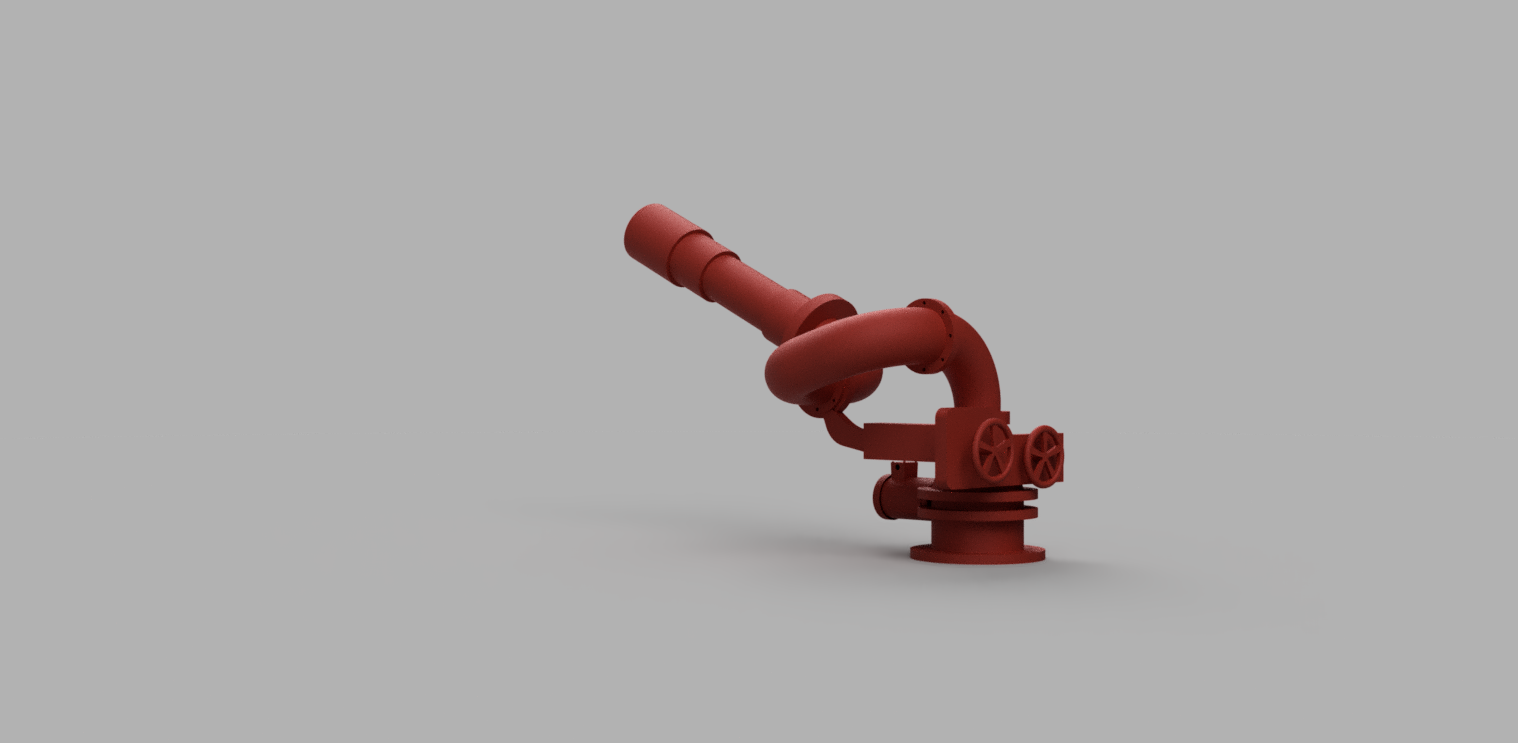 Free STL file RPA Fire Monitor 🔥・3D printable model to download・Cults