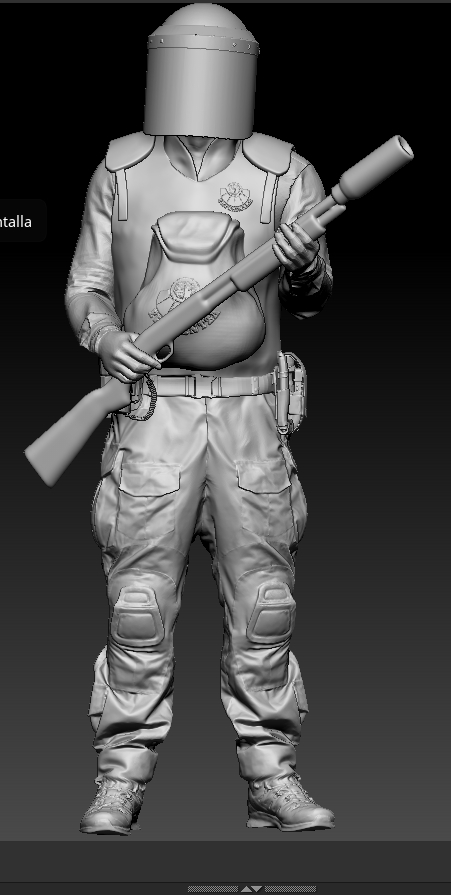 STL file riot police Basque Country 🚓・3D printer model to download・Cults