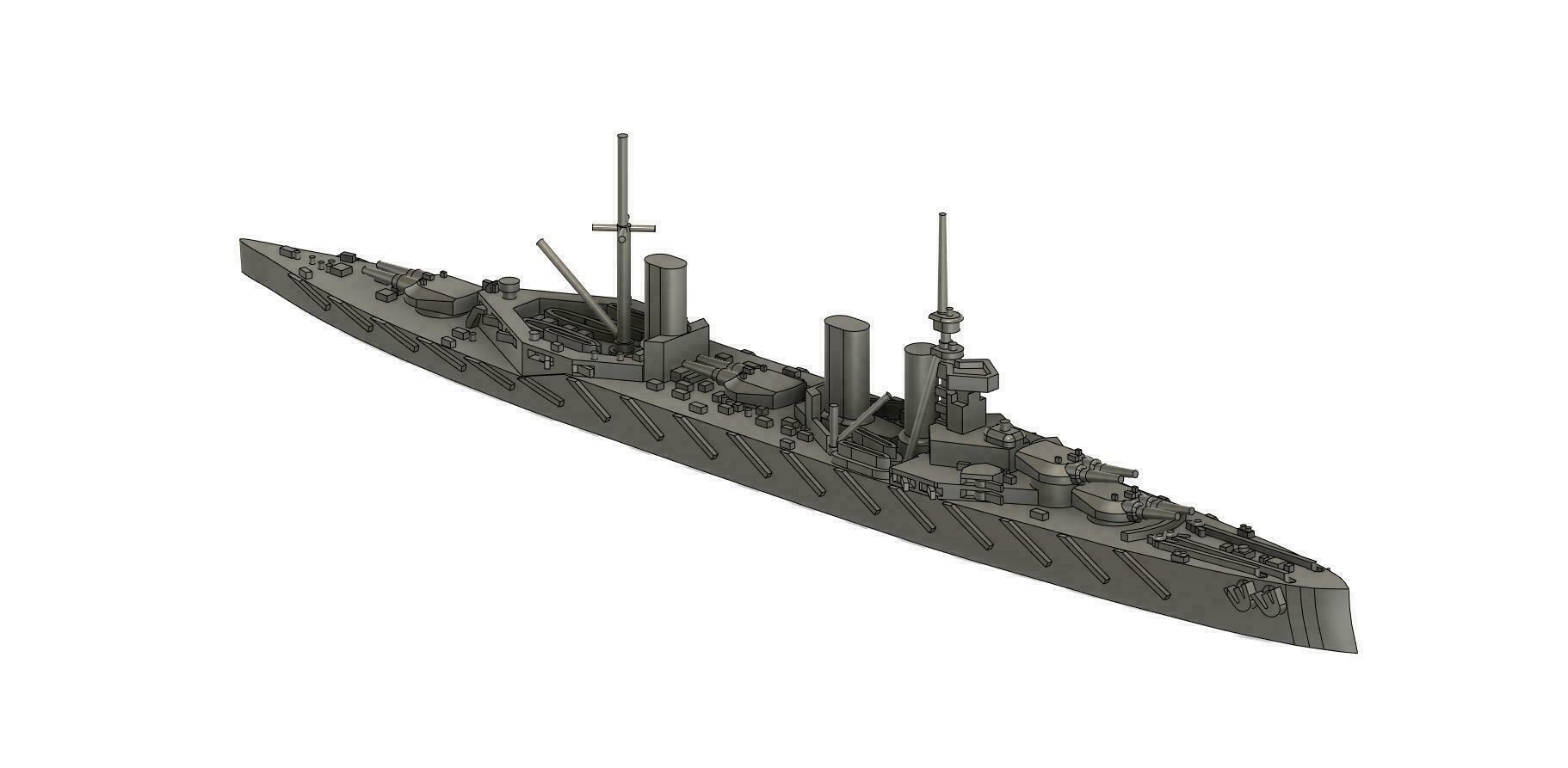 STL file Lion Class Battlecruiser・3D printer design to download・Cults
