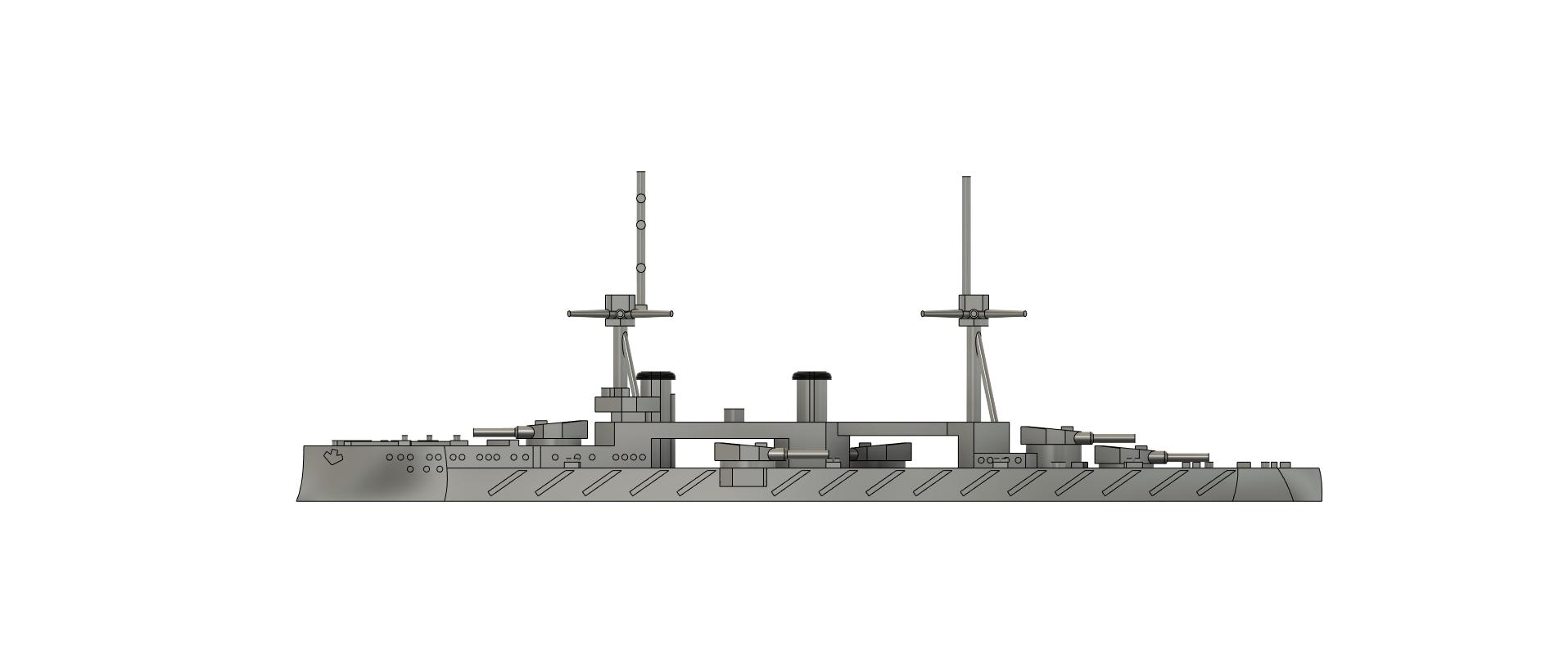 Archivo STL HMS Neptune (1909) 🎲・Plan para descargar y imprimir en 3D・Cults