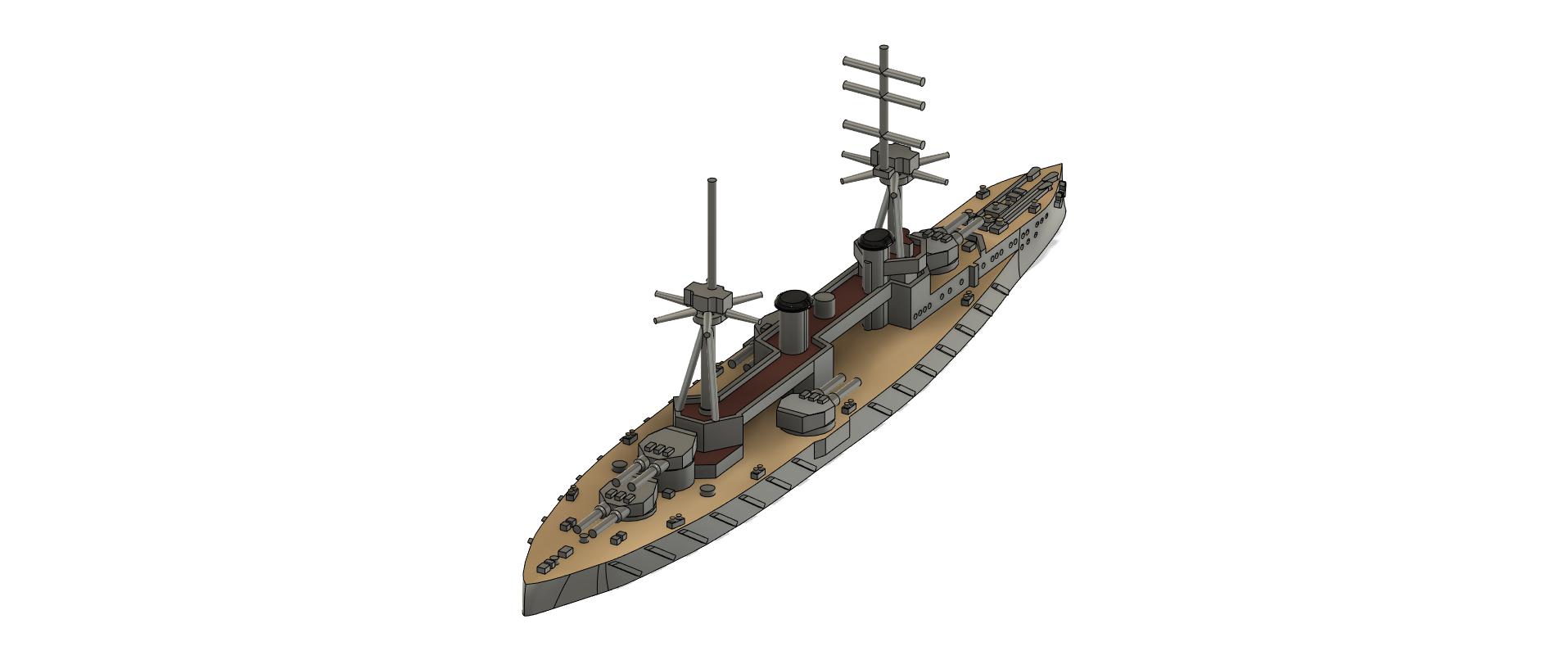 Archivo STL HMS Neptune (1909) 🎲・Plan para descargar y imprimir en 3D・Cults