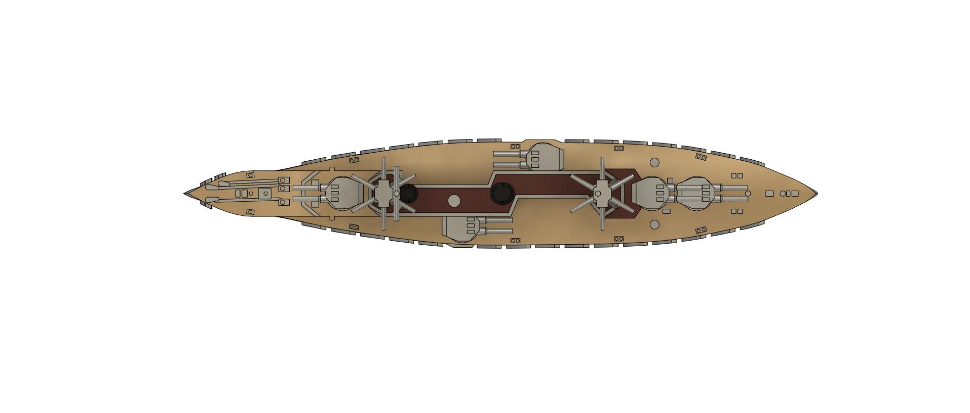 Archivo STL HMS Neptune (1909) 🎲・Plan para descargar y imprimir en 3D・Cults