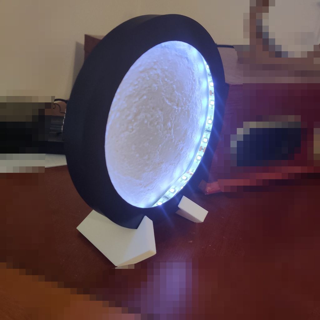 Free 3D file Moon Lamp Stand・3D printing model to download・Cults