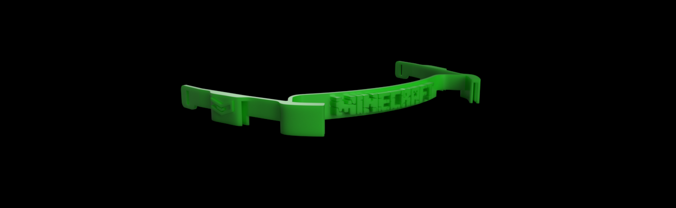 STL file Face-Shield Minecraft・Template to download and 3D print・Cults