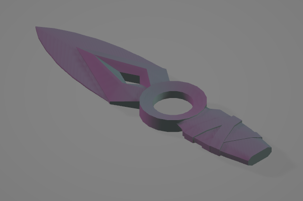 Download OBJ file Jett Valorant Dagger • 3D printer object ・ Cults