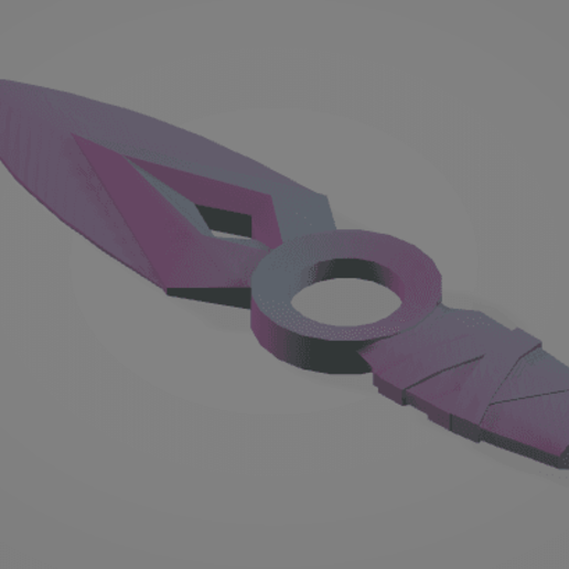 Download OBJ file Jett Valorant Dagger • 3D printer object ・ Cults