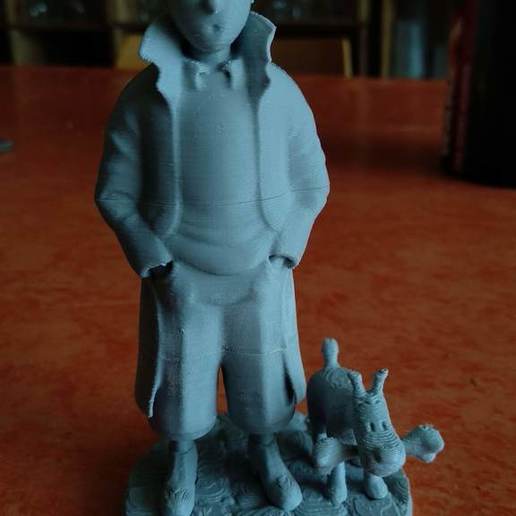 Télécharger fichier STL gratuit Tintin, Milou et leur base • Design pour impression 3D ・ Cults