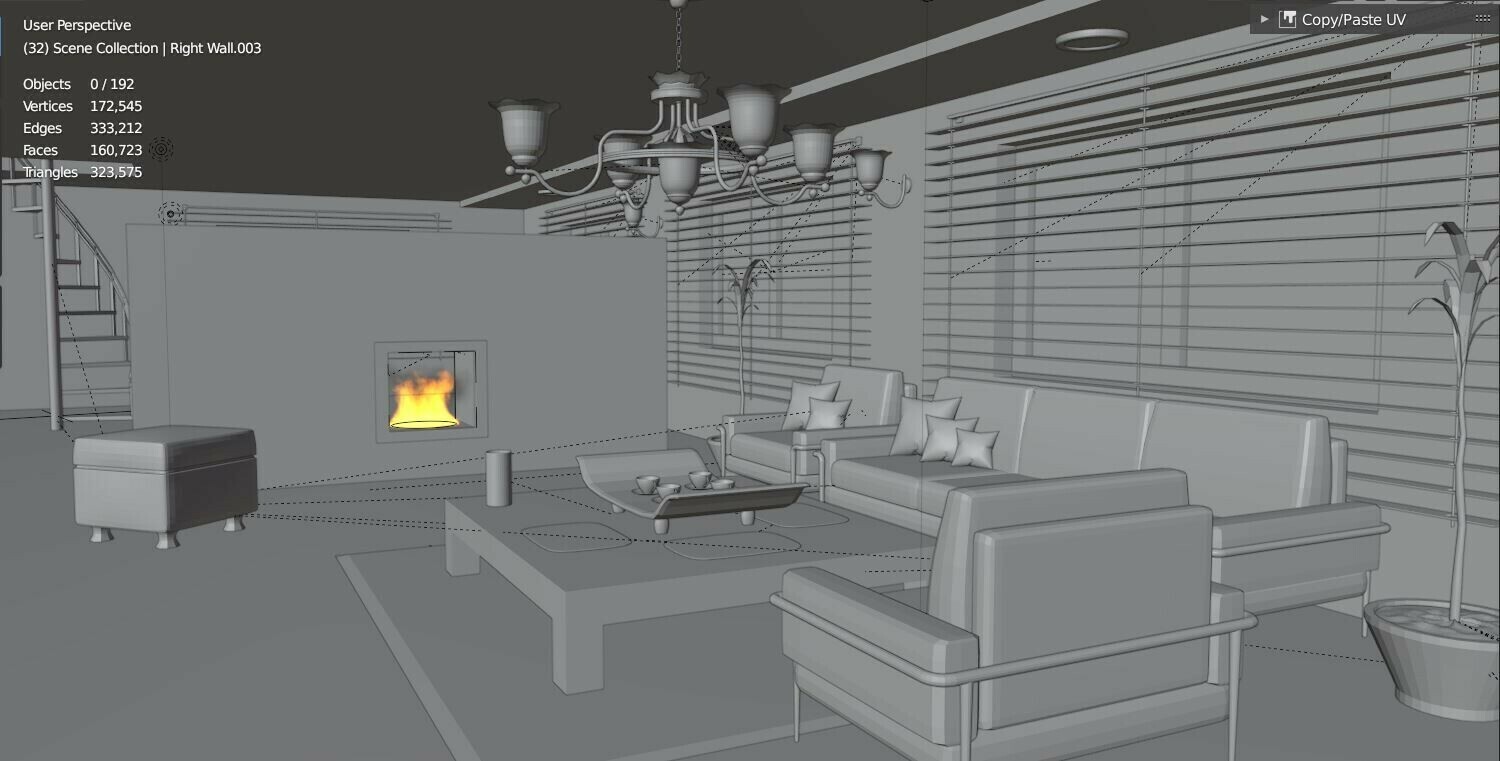 3D file Room interior 🪑・Design to download and 3D print・Cults