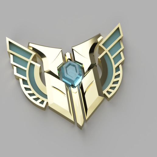 Download STL file M7 Champion Mastery - League of Legends • Object to ...
