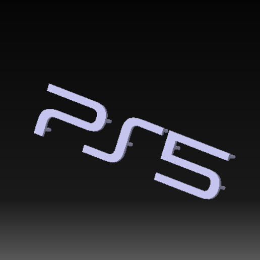 Télécharger fichier STL PS5 PlayStation Logo Stand Sign Déco • Objet ...