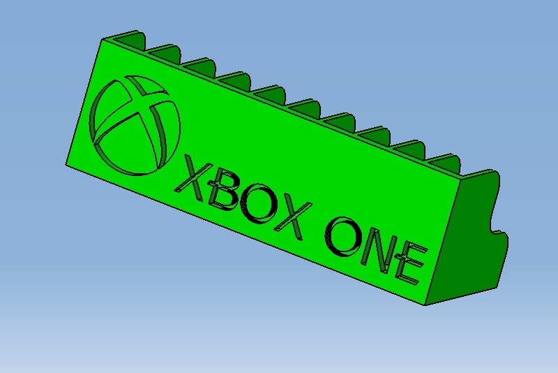 STL file XBOX ONE Game cases storage 🎮・3D printer design to download・Cults