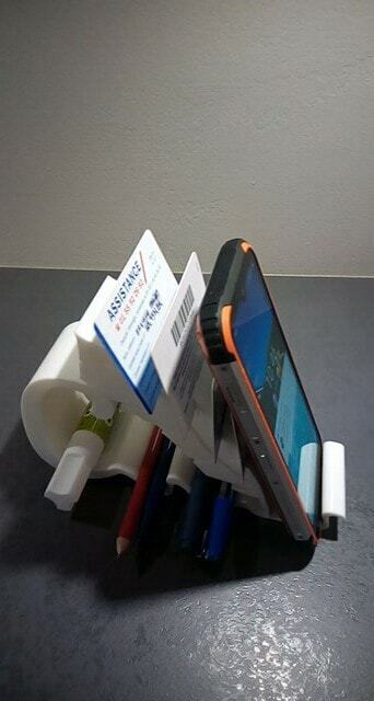 STL file Mobile phone holder - phone holder 📞・3D printer design to ...