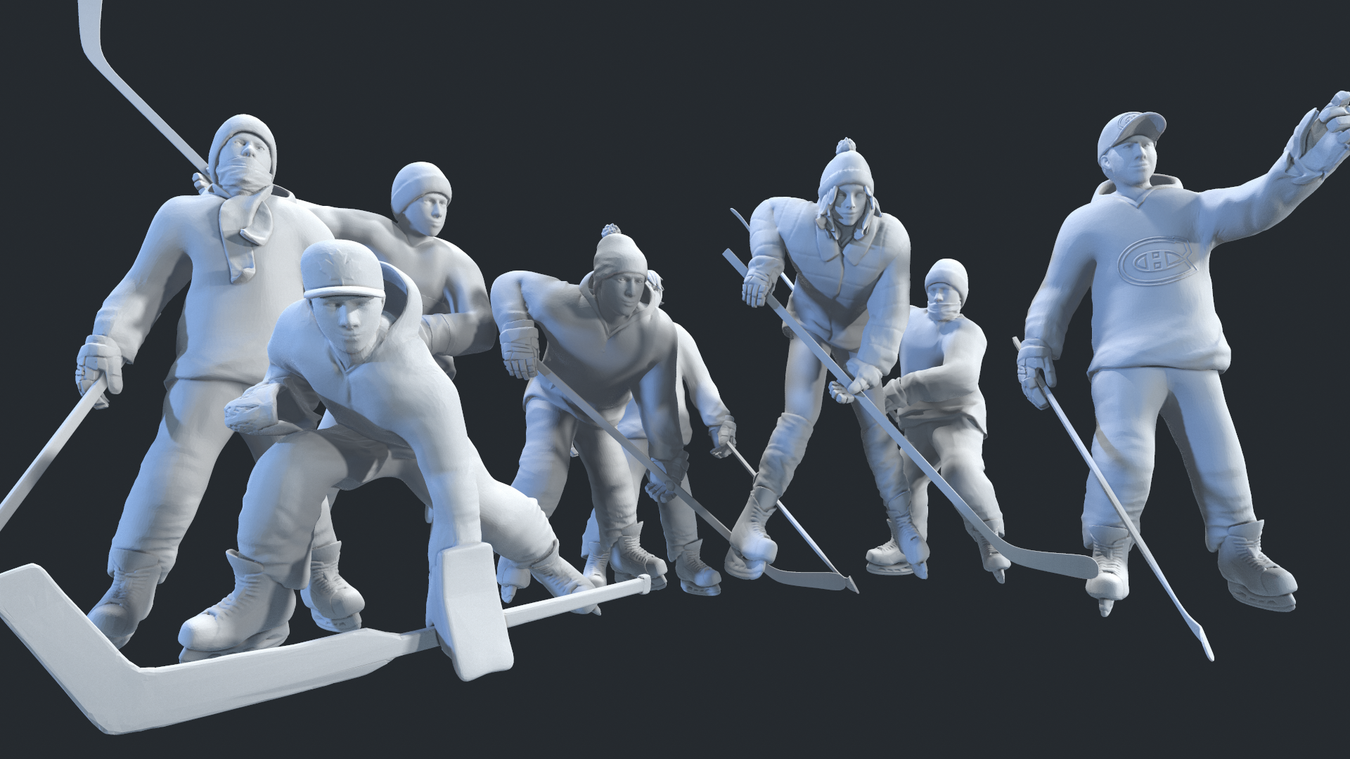 STL file Outdoor Hockey Kids 🏒・3D printing design to download・Cults
