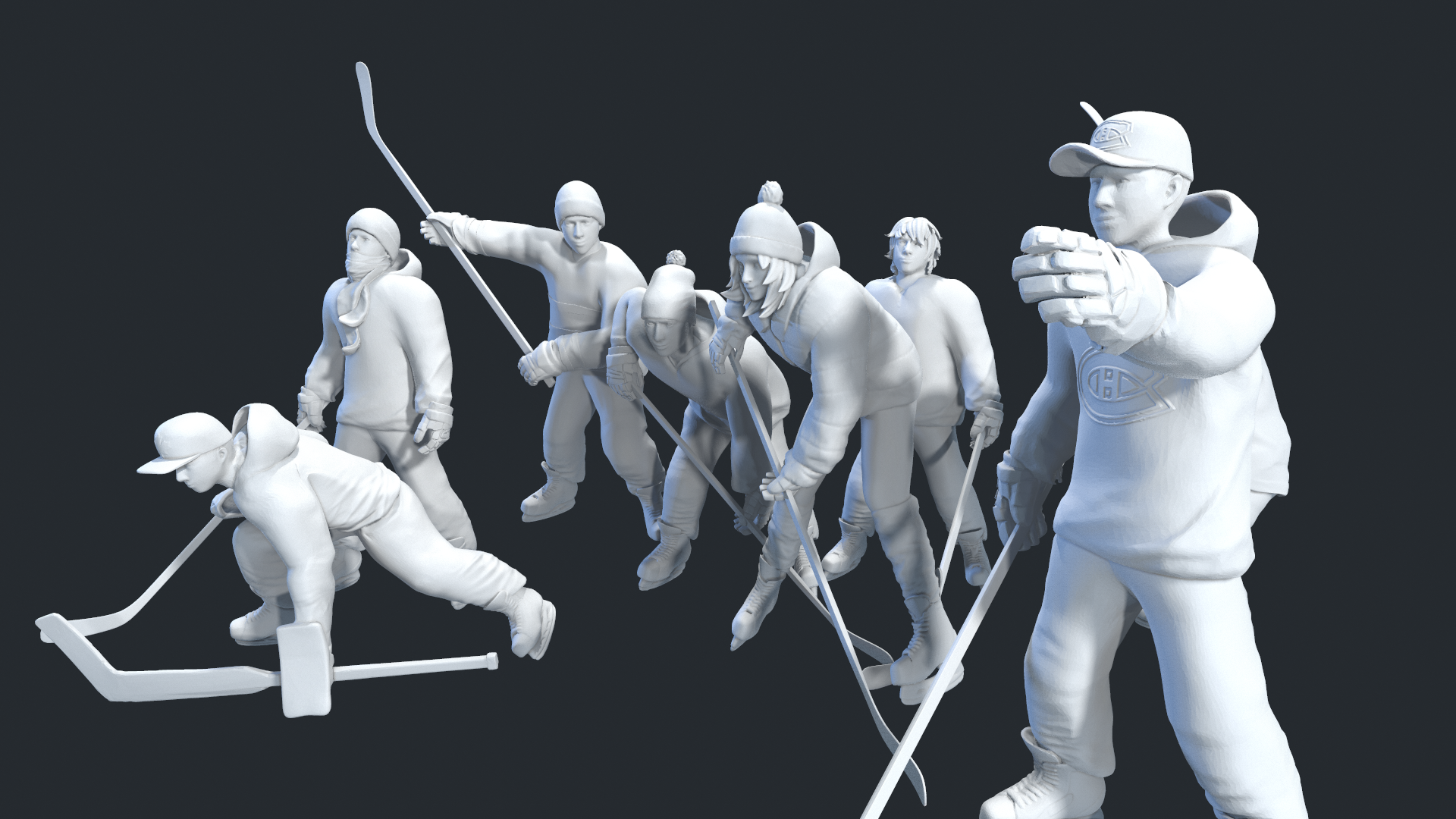 STL file Outdoor Hockey Kids 🏒・3D printing design to download・Cults