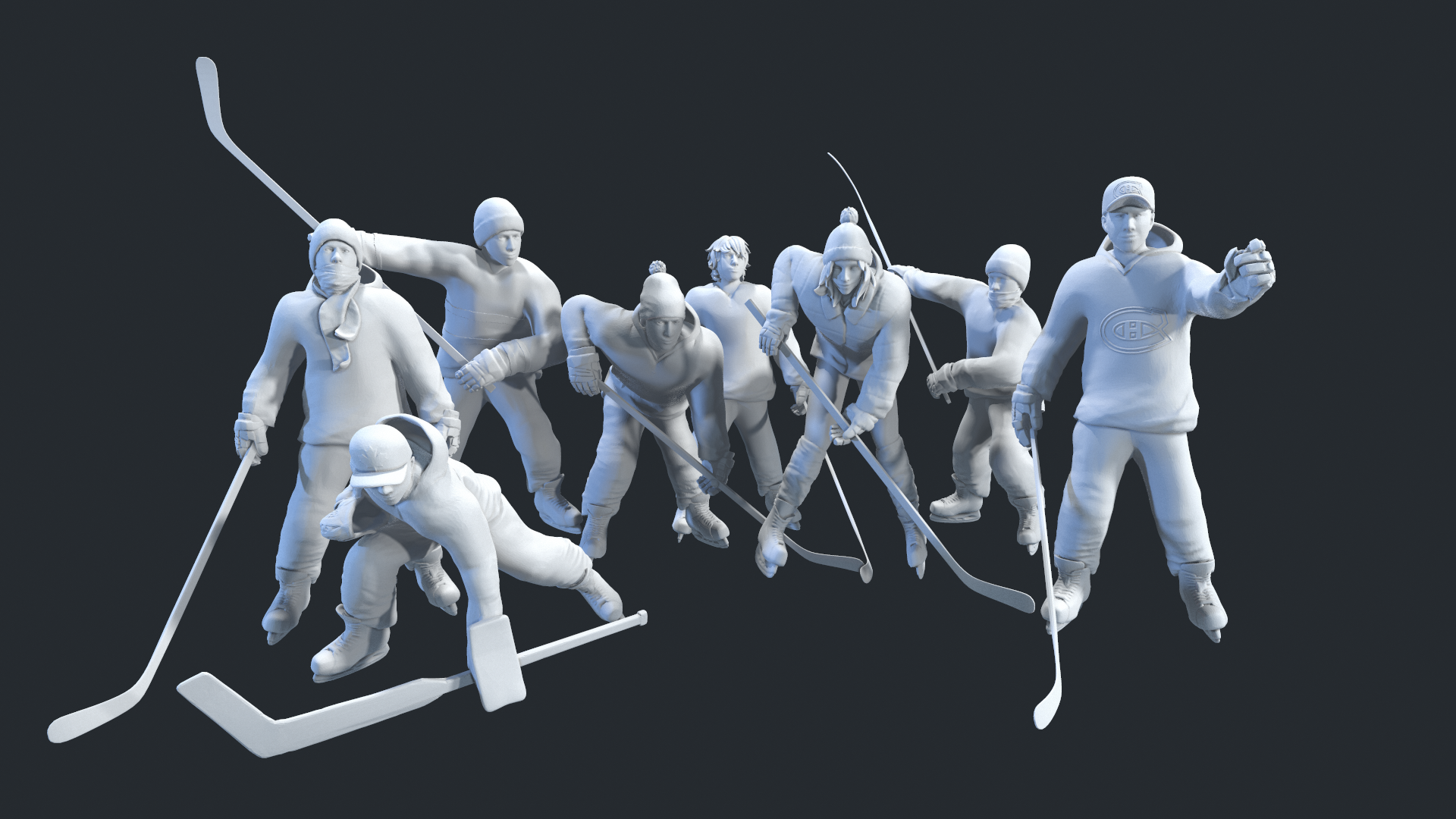 STL file Outdoor Hockey Kids 🏒・3D printing design to download・Cults