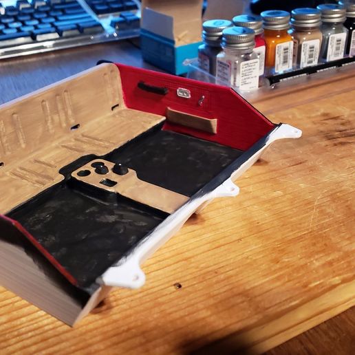 Download STL file Interior for RC4WD Hilux 2dr • 3D printer model ・ Cults