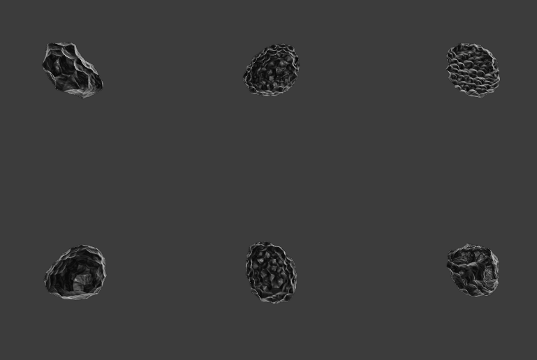 Printable Asteroids