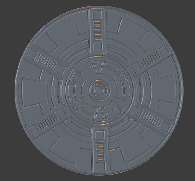 Free 3D file Basic Large Base - SciFi #1 (50mm Base)・Template to ...