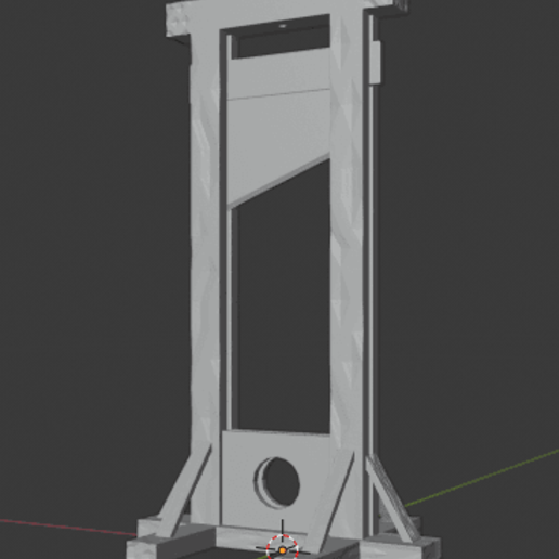 Download free STL file Medieval Guillotine • 3D printer template ・ Cults