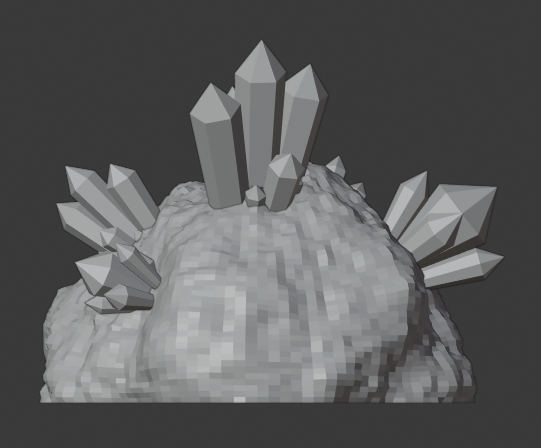 Free STL file Crystal Formations (Cluster 2)・Design to download and 3D ...