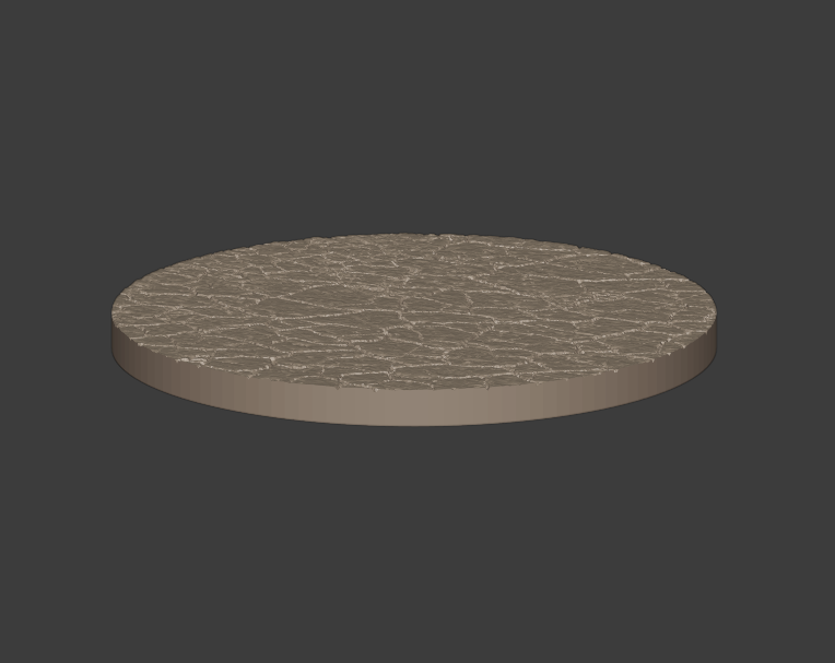 Free 3D file Basic Cracked Ground (25mm Base)・3D printable design to ...