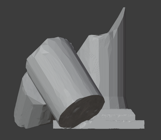 Free STL file Collapsed Pillar ( Ruined Column ) 🧩・3D printing idea to ...