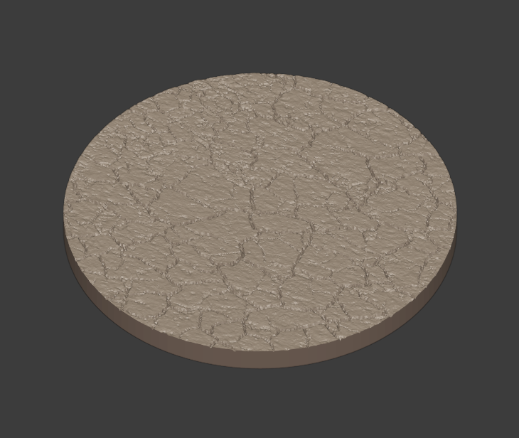 Free 3D file Basic Cracked Ground (25mm Base) 🎲・3D printable design to ...
