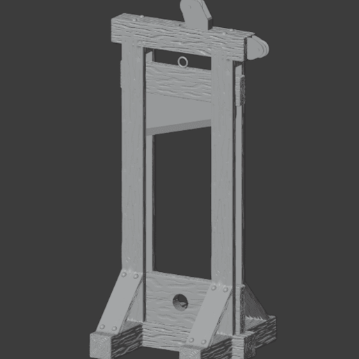 Download free STL file Medieval Guillotine (Updated Version) • Design ...